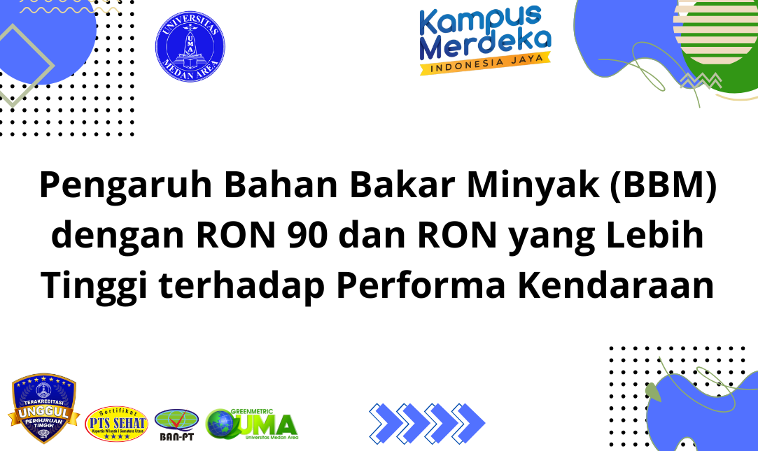 Pengaruh Bahan Bakar Minyak (BBM) dengan RON 90 dan RON yang Lebih ...