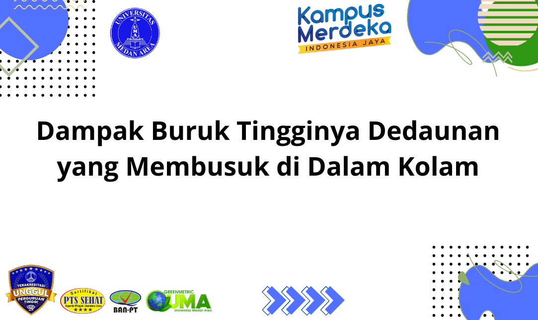Dampak Buruk Tingginya Dedaunan yang Membusuk di Dalam Kolam - P3BMS